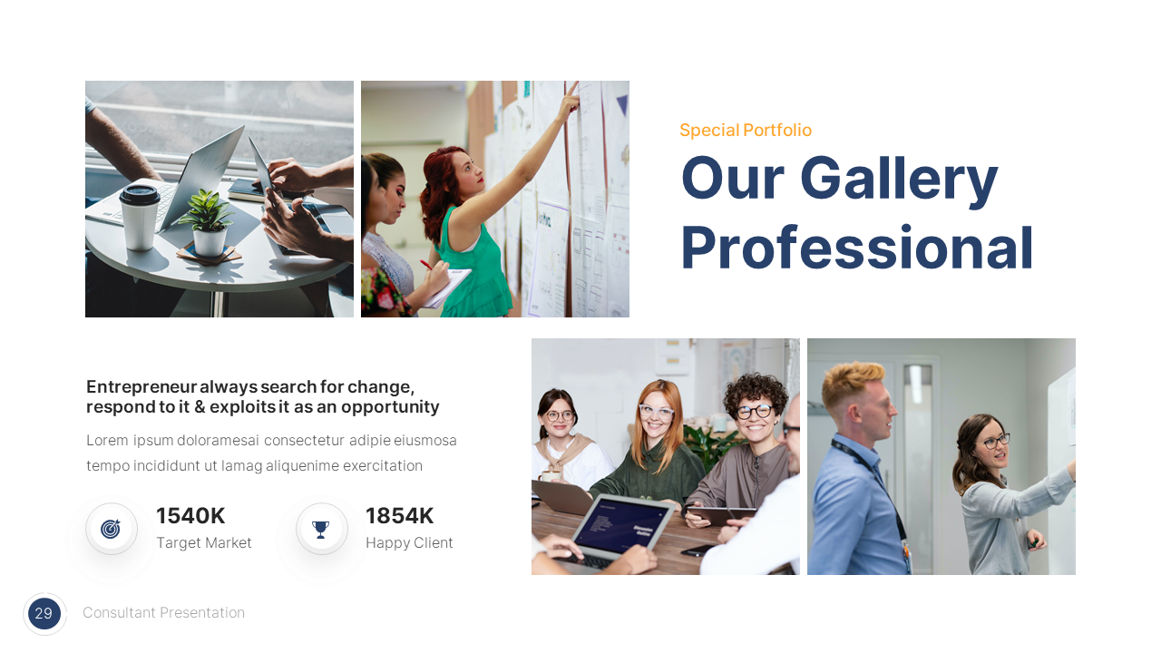 Consultant - Finance & Consulting PowerPoint Presentation Template ...