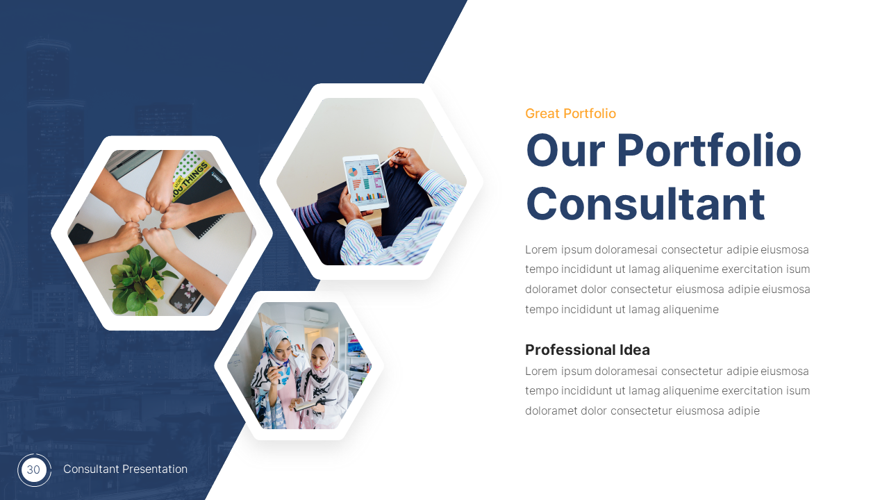 Consultant - Finance & Consulting PowerPoint Presentation Template ...