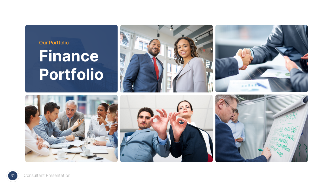 Consultant - Finance & Consulting PowerPoint Presentation Template ...