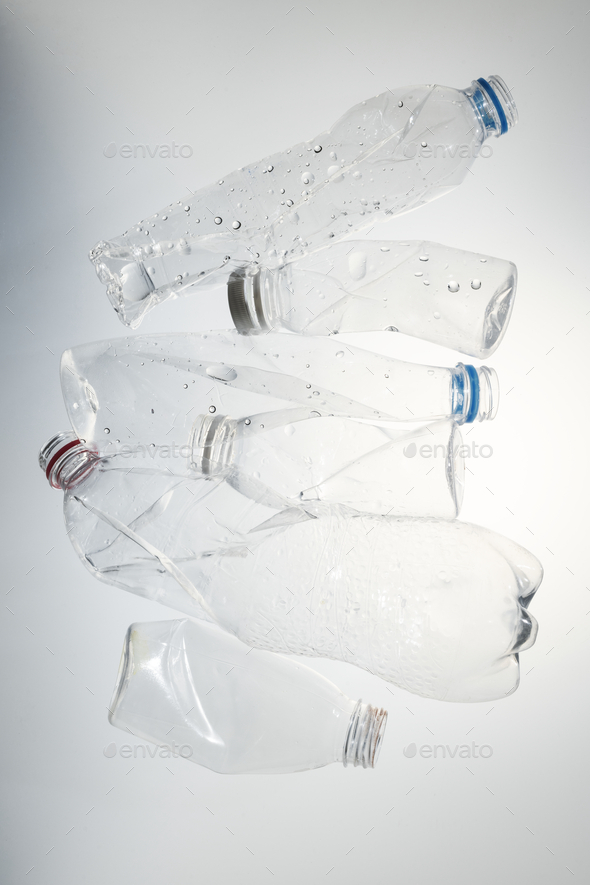 Crushed Empty Water Bottle