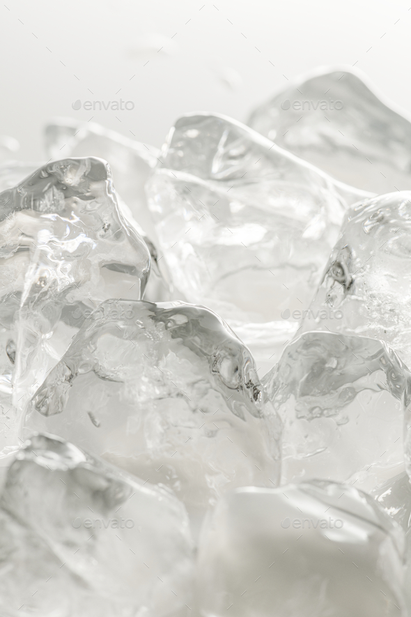 Ice cubes macro shot Stock Photo by Rawpixel | PhotoDune