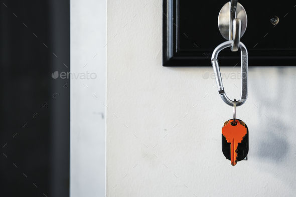 Red keys on a hook Stock Photo by Rawpixel | PhotoDune