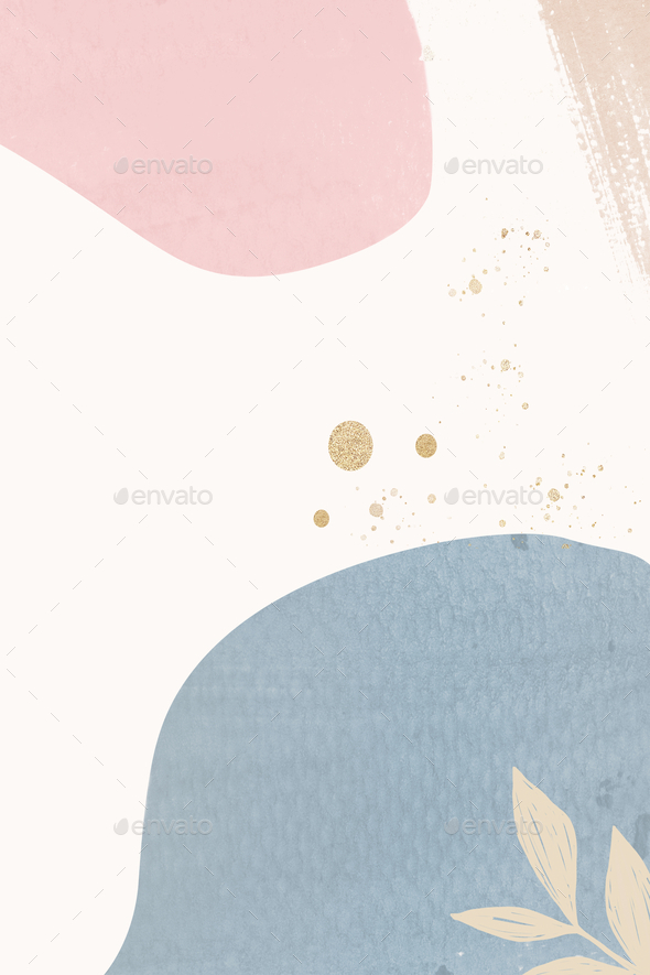 Abstract pastel Memphis patterned background illustration Stock Photo ...