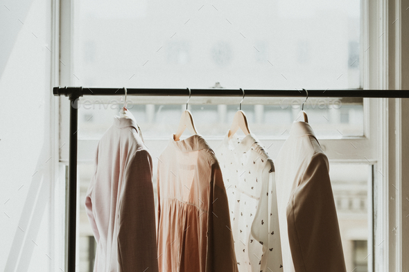 Rack of clothes in a boutique Stock Photo by Rawpixel | PhotoDune