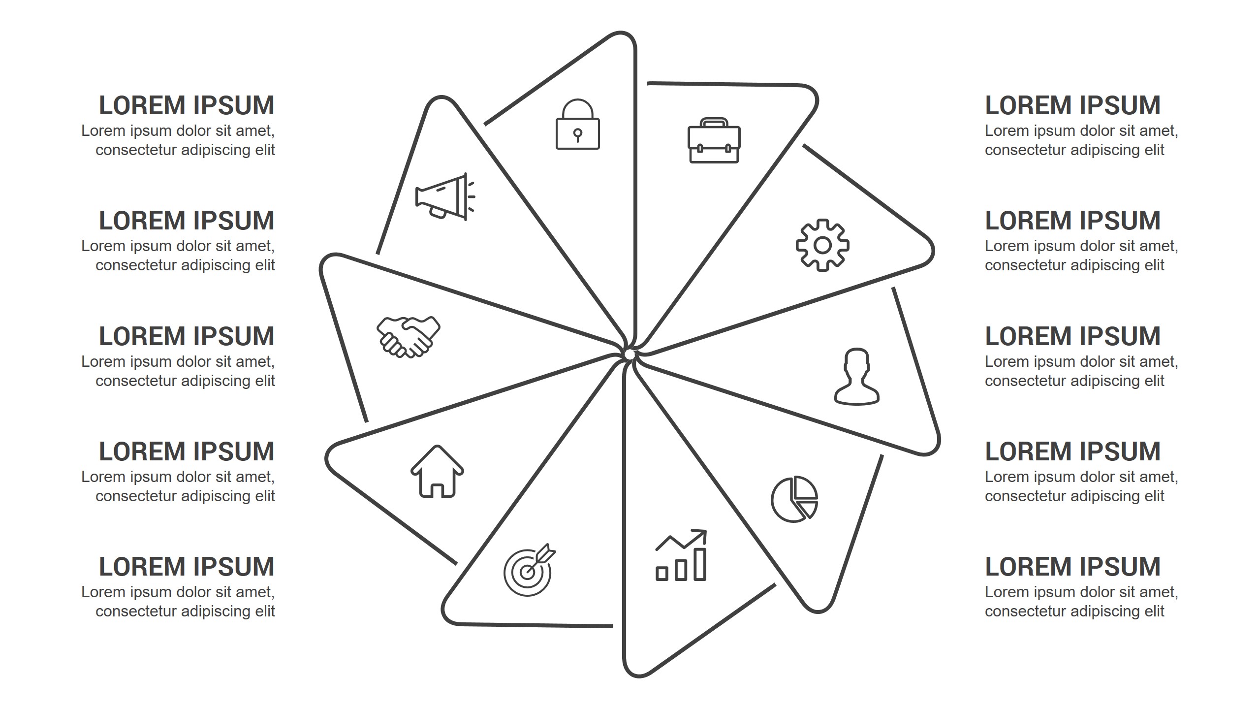 Linear Infographics Google Slides Template Diagrams, Presentation Templates