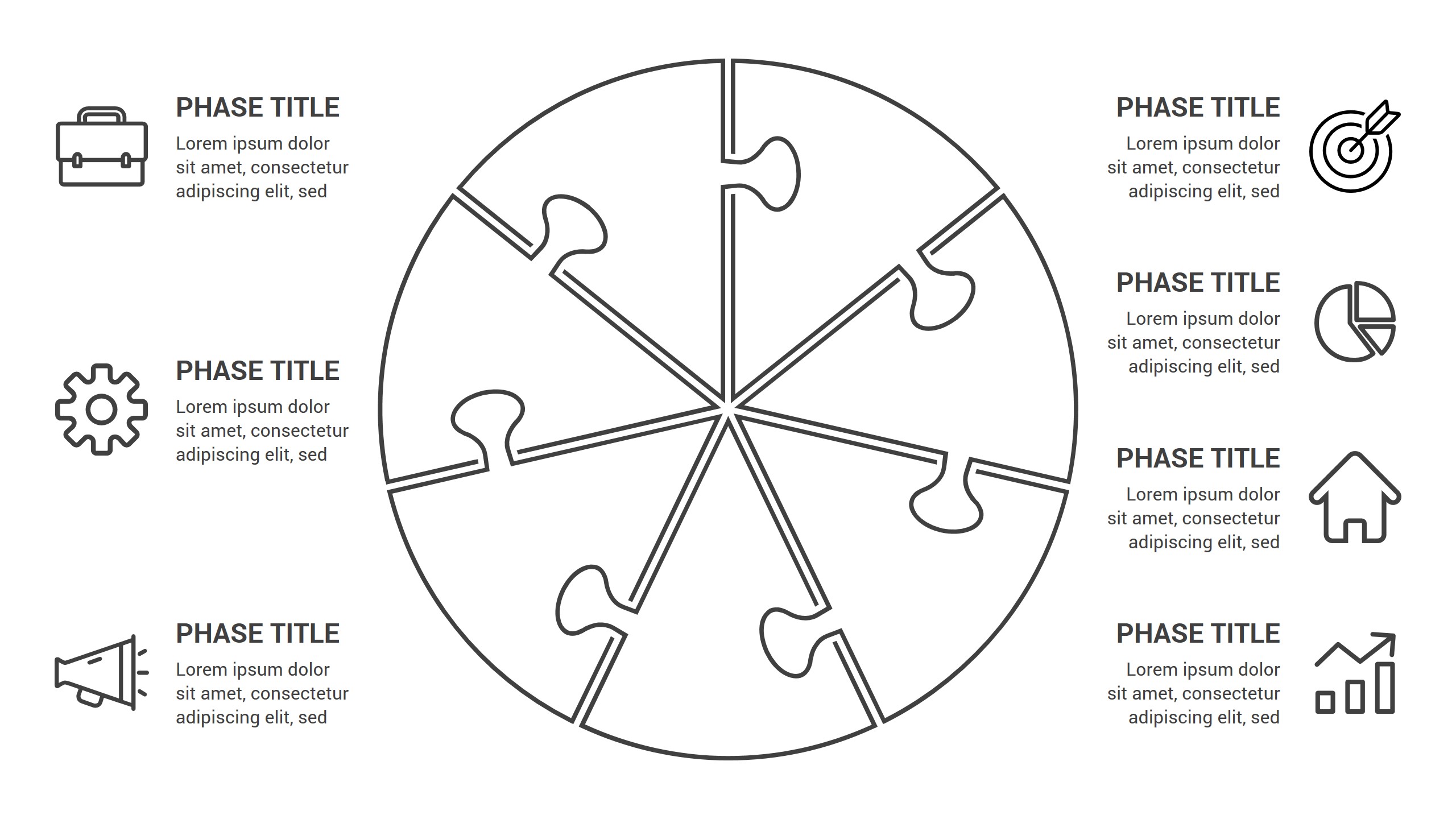 Linear Infographics Google Slides Template Diagrams, Presentation Templates