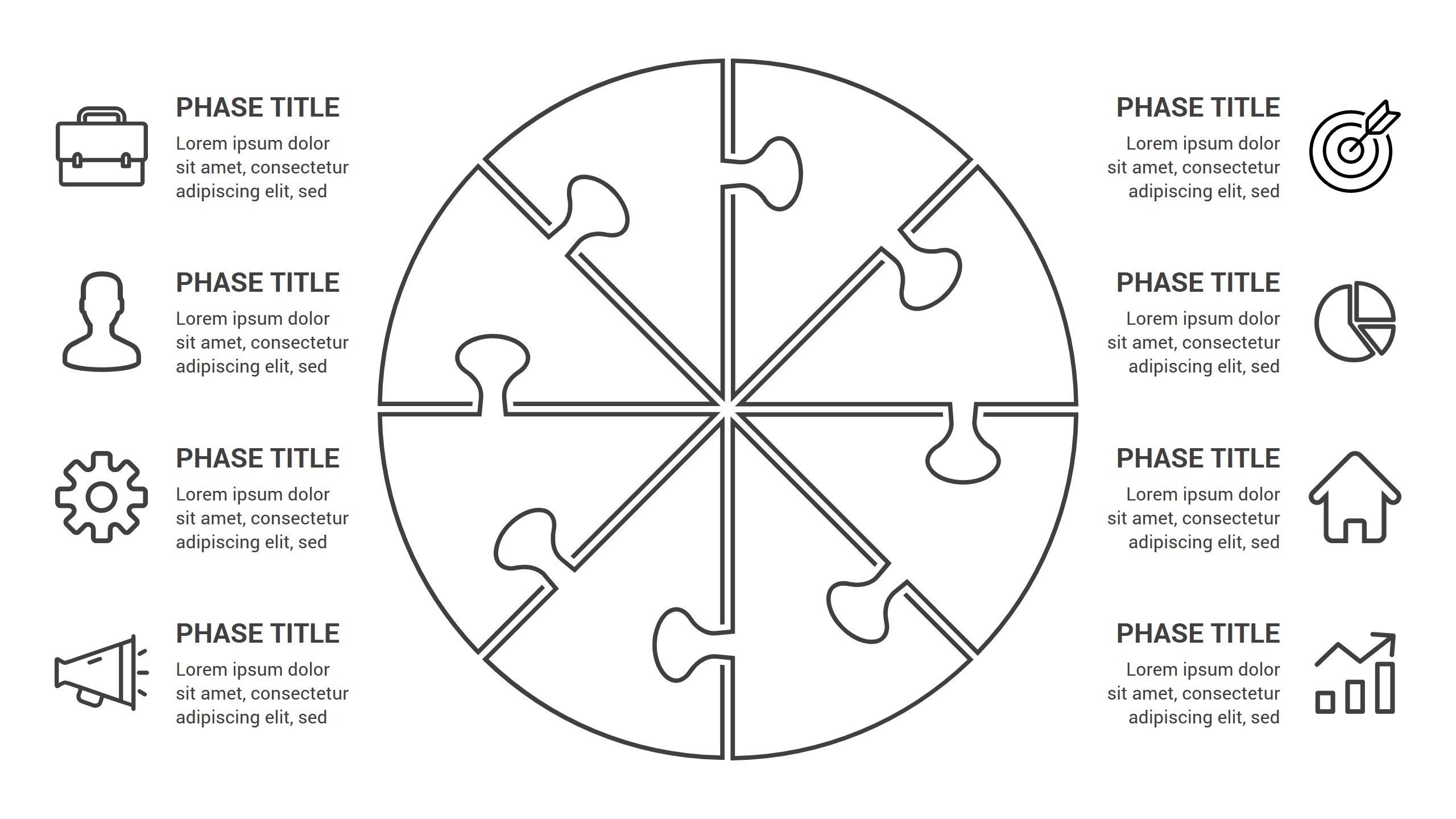 Linear Infographics Google Slides Template Diagrams, Presentation Templates