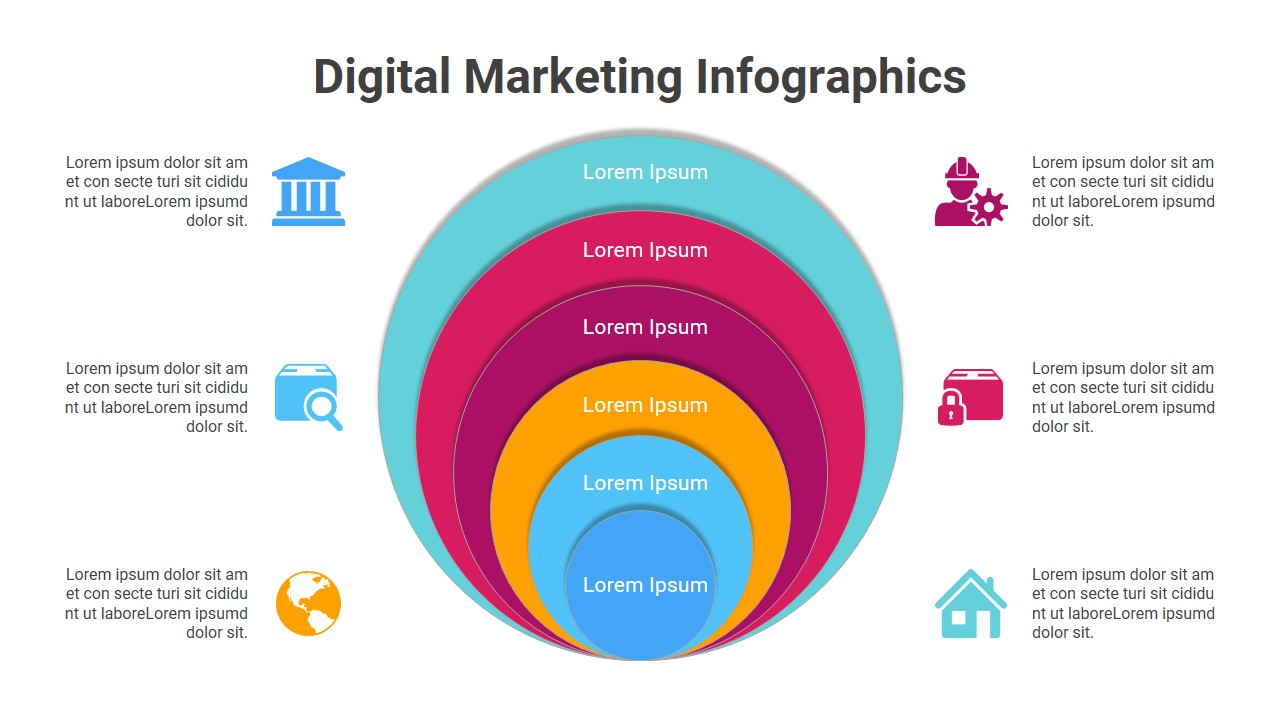 Digital Marketing Infographics Solutions Keynote Diagrams Template ...