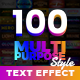 100 in 1 Multipurpose Text Effect Style, Add-ons | GraphicRiver