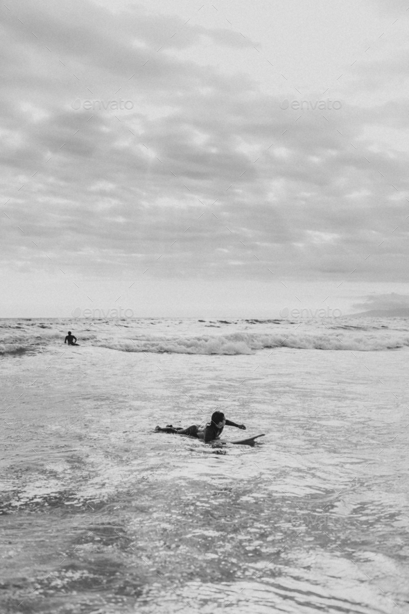 Surfer floating on the surfboard Stock Photo by Rawpixel | PhotoDune