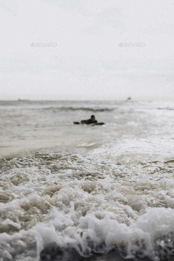 Surfer floating on the surfboard Stock Photo by Rawpixel | PhotoDune