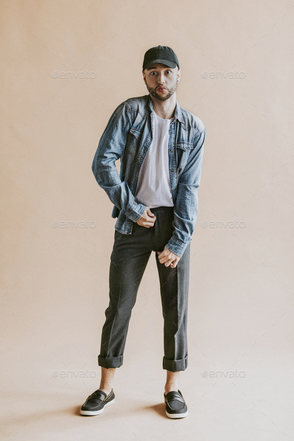 Edgy male model posing Stock Photo by Rawpixel | PhotoDune