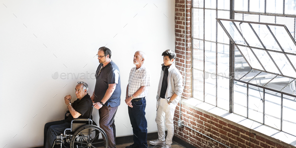 People falling in line Stock Photo by Rawpixel | PhotoDune