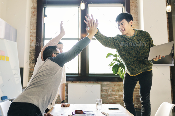Team high five for success Stock Photo by Rawpixel | PhotoDune