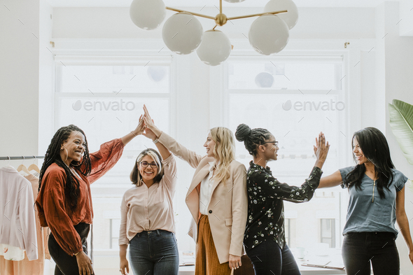 Positive women teamwork Stock Photo by Rawpixel | PhotoDune