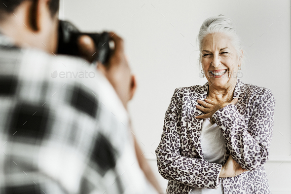Senior woman modeling Stock Photo by Rawpixel | PhotoDune