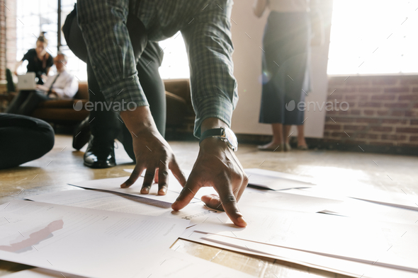 Paperwork on a wooden floor Stock Photo by Rawpixel | PhotoDune