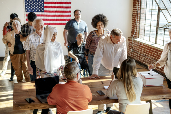 People falling in line Stock Photo by Rawpixel | PhotoDune