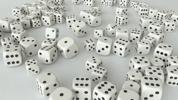 Dice Falling, Motion Graphics | VideoHive