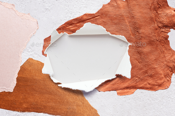Torn paper design on a wall Stock Photo by Rawpixel | PhotoDune