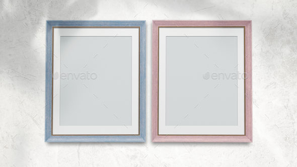 Colorful blank frames mockup Stock Photo by Rawpixel | PhotoDune