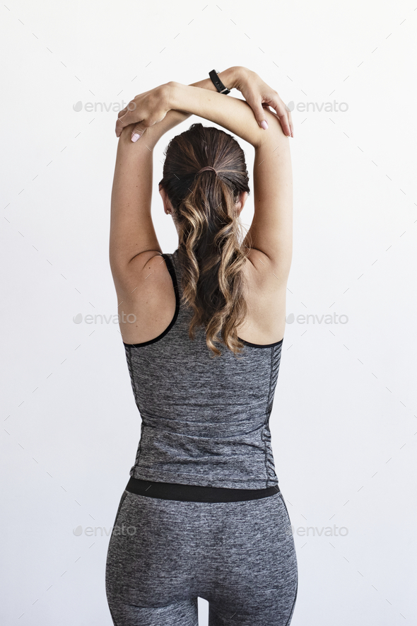 Active woman stretching rear view Stock Photo by Rawpixel | PhotoDune