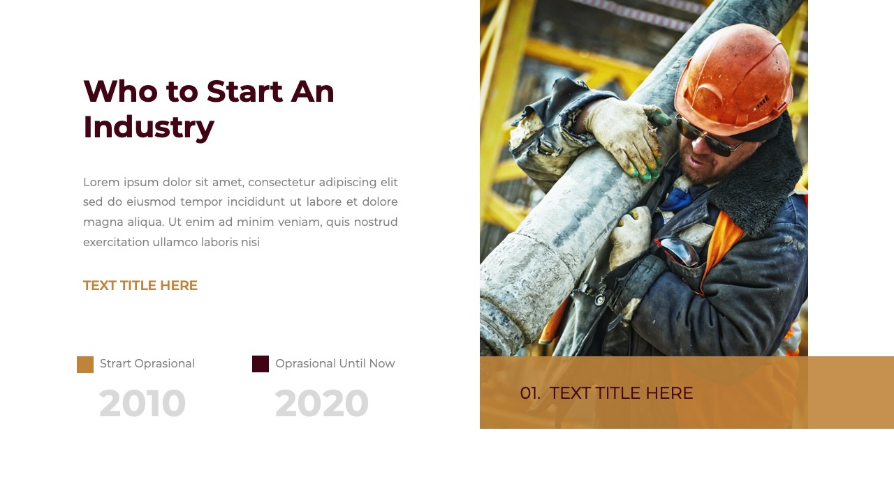 Industrial – Business Google Slides Template, Presentation Templates