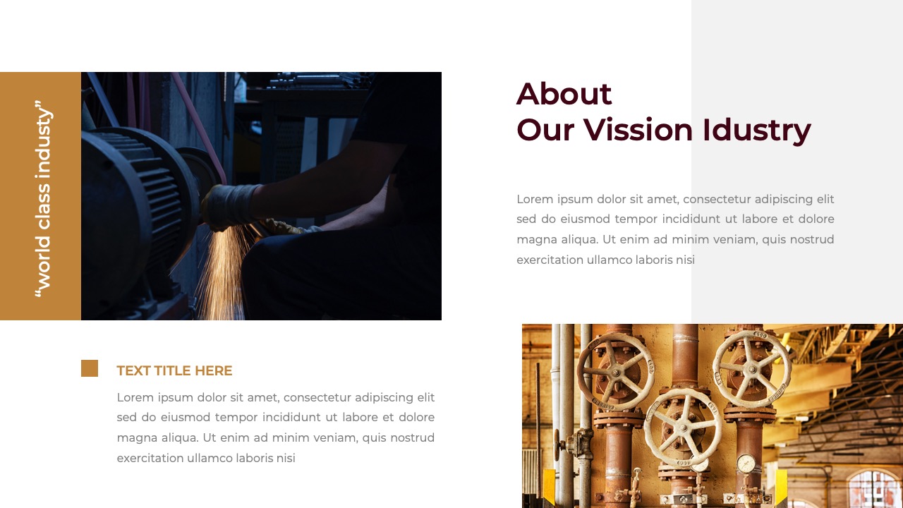 Industrial – Business Google Slides Template, Presentation Templates