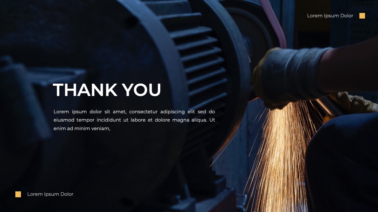 Industrial – Business Google Slides Template, Presentation Templates