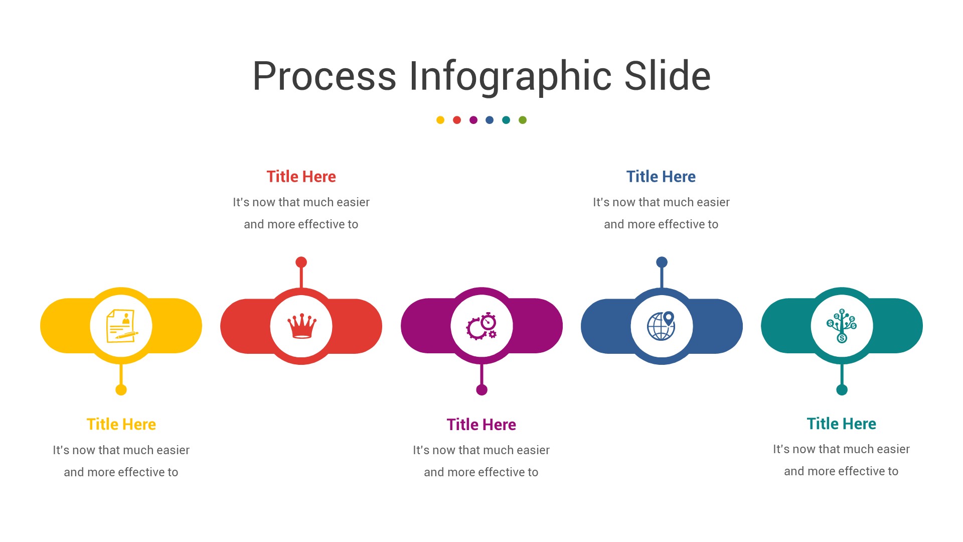 Process Infographic PowerPoint Template, Presentation Templates ...