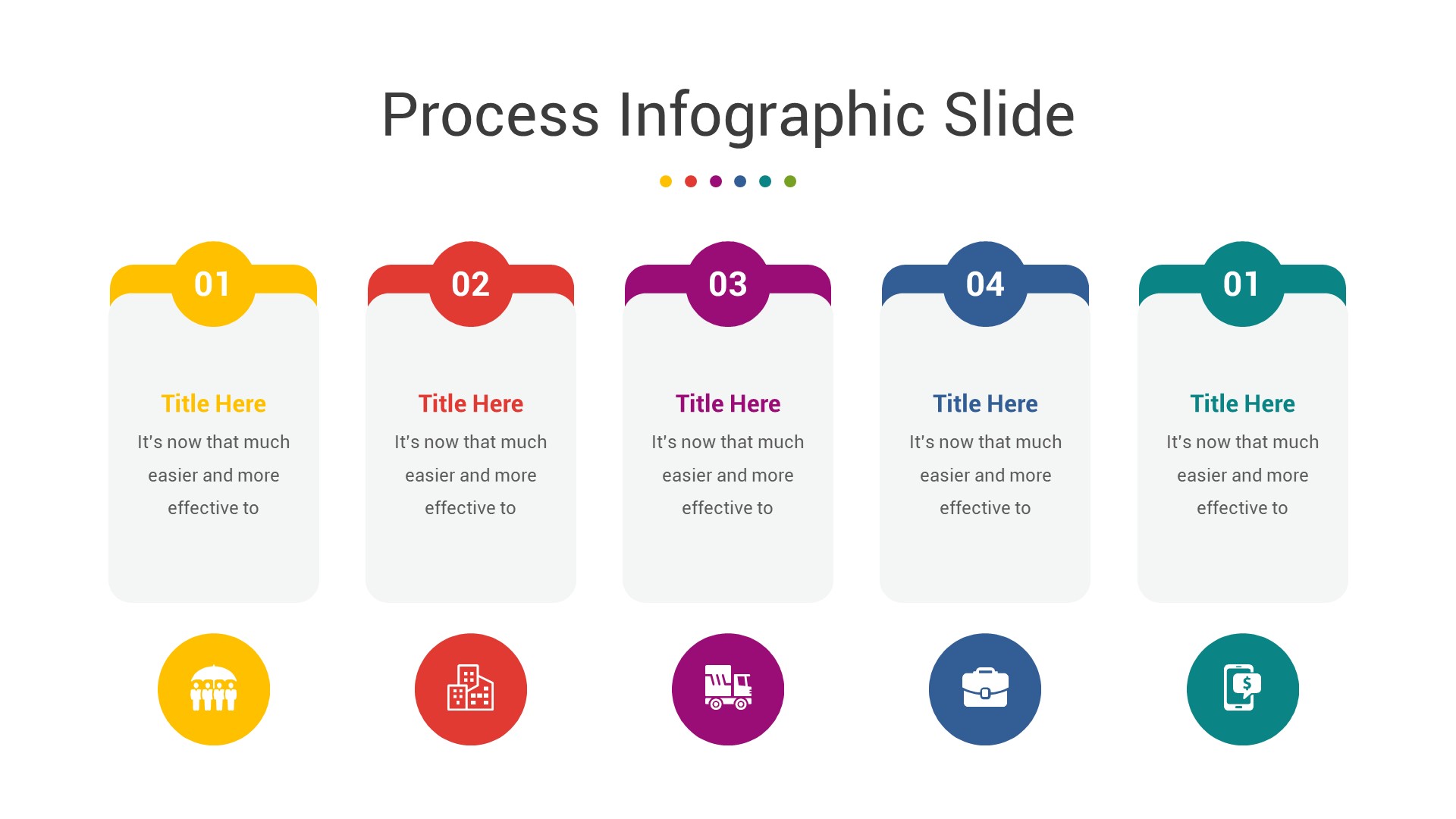Process Infographic PowerPoint Template, Presentation Templates ...