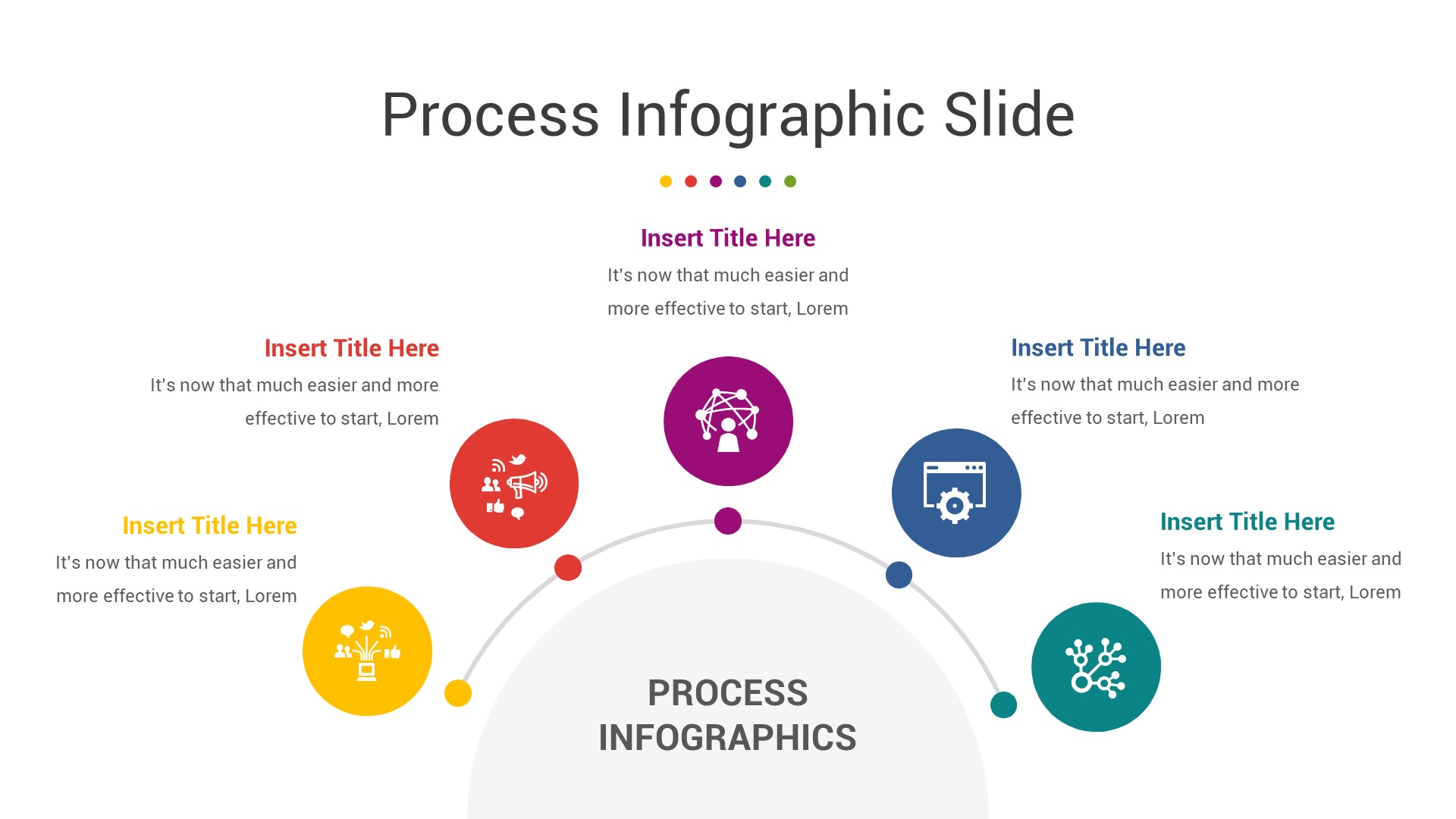 Process Infographic PowerPoint Template, Presentation Templates ...