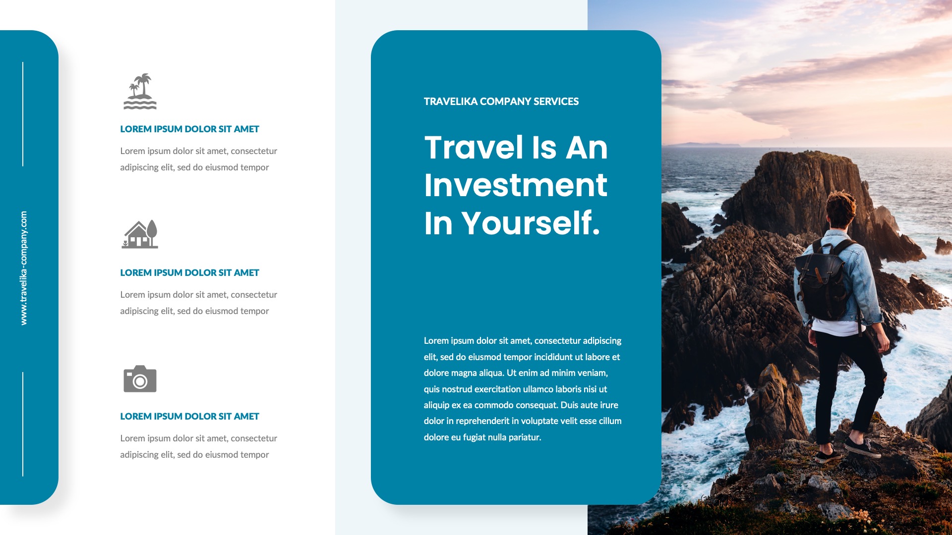 Travelika - Tour and Travel Business PowerPoint Template, Presentation ...