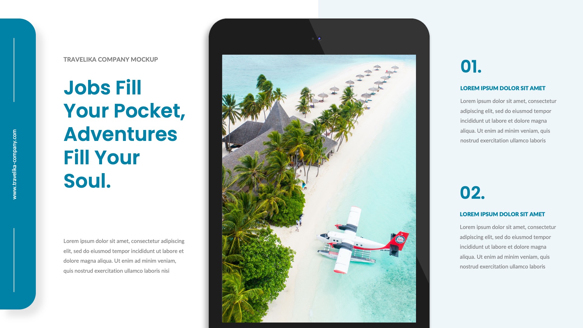 Travelika - Tour and Travel Business PowerPoint Template, Presentation ...