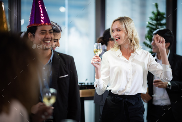 Business People Party Celebration Success Concept Stock Photo by ...