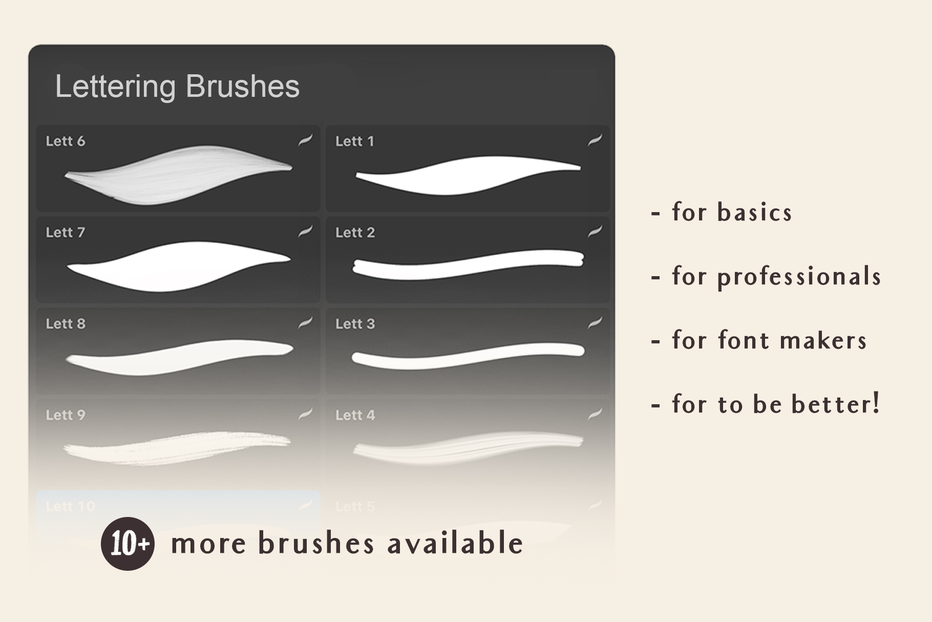 Procreate Lettering Brushes, Add-ons | GraphicRiver
