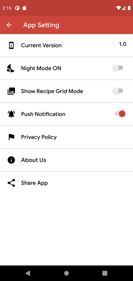 My Recipe App with Admin Panel , Facebook and Admob Ads by G-Devs ...