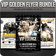 VIP Golden flyer Bundle, Print Templates | GraphicRiver