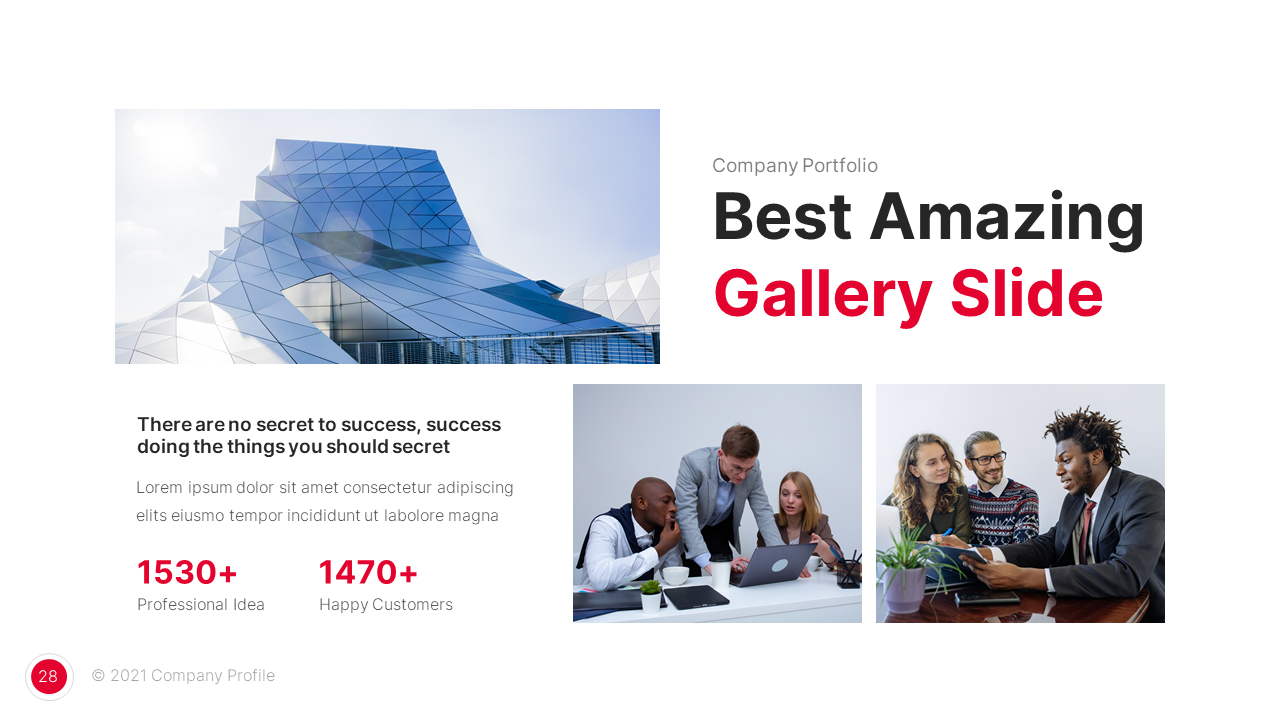 Company Profile Google Slides Presentation Template, Presentation Templates