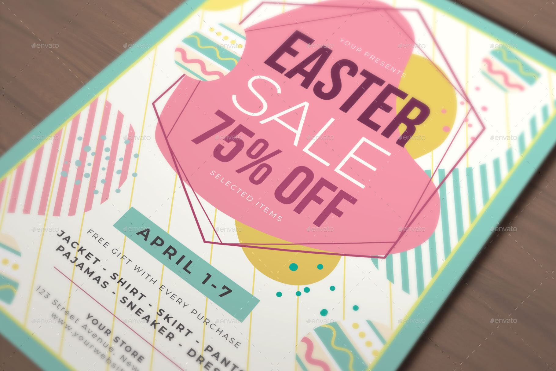 Easter Sale Flyer Template by messenj4h | GraphicRiver