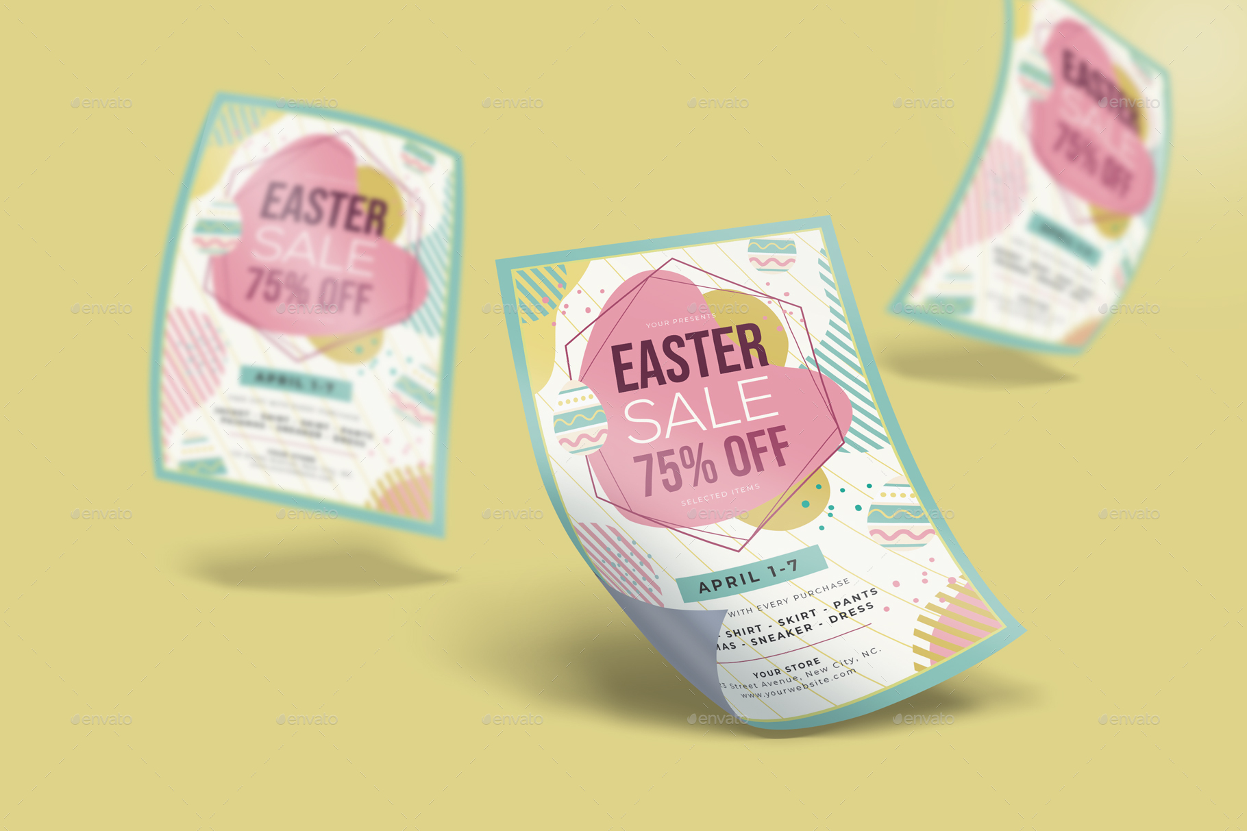Easter Sale Flyer Template by messenj4h | GraphicRiver