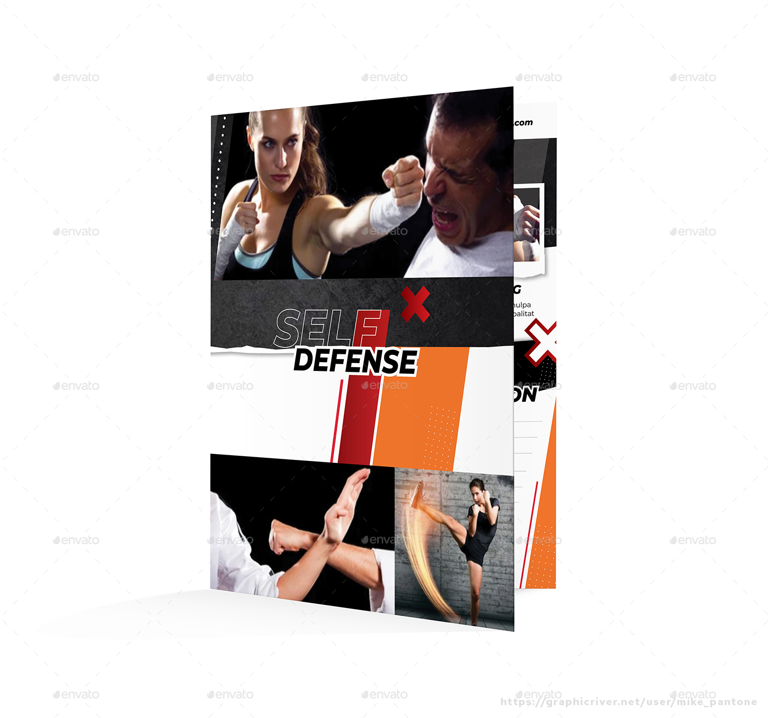 Self Defense Class Print Bundle, Print Templates | GraphicRiver