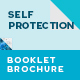 Self Protection Information Booklet Brochure, Print Templates ...