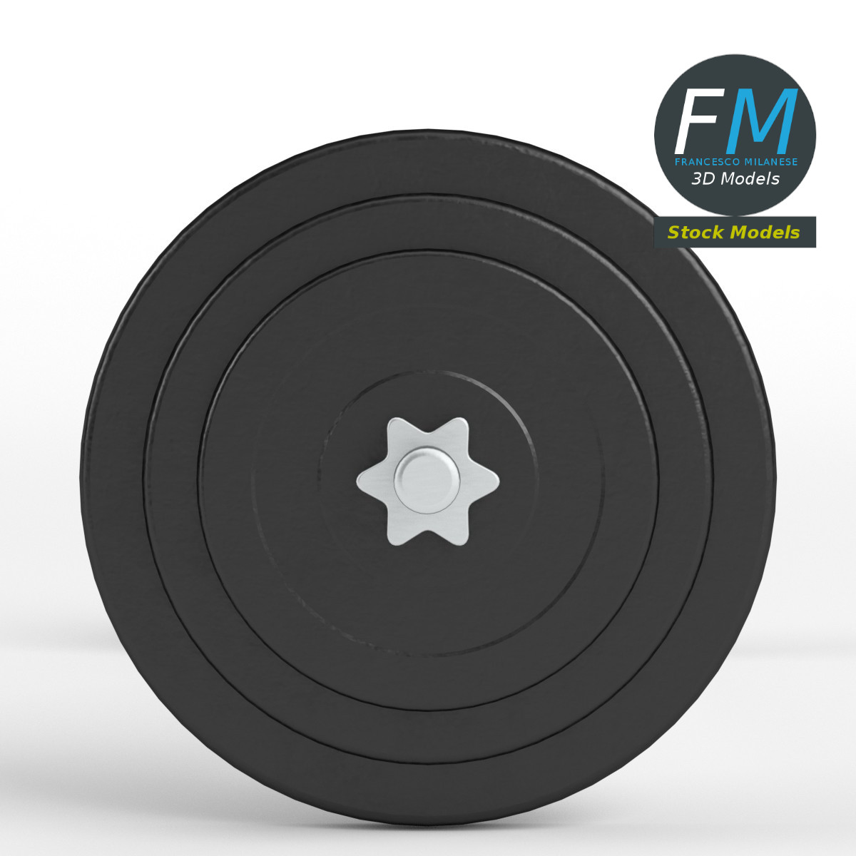 Gym equipment plate and bar by FrancescoMilanese85 | 3DOcean