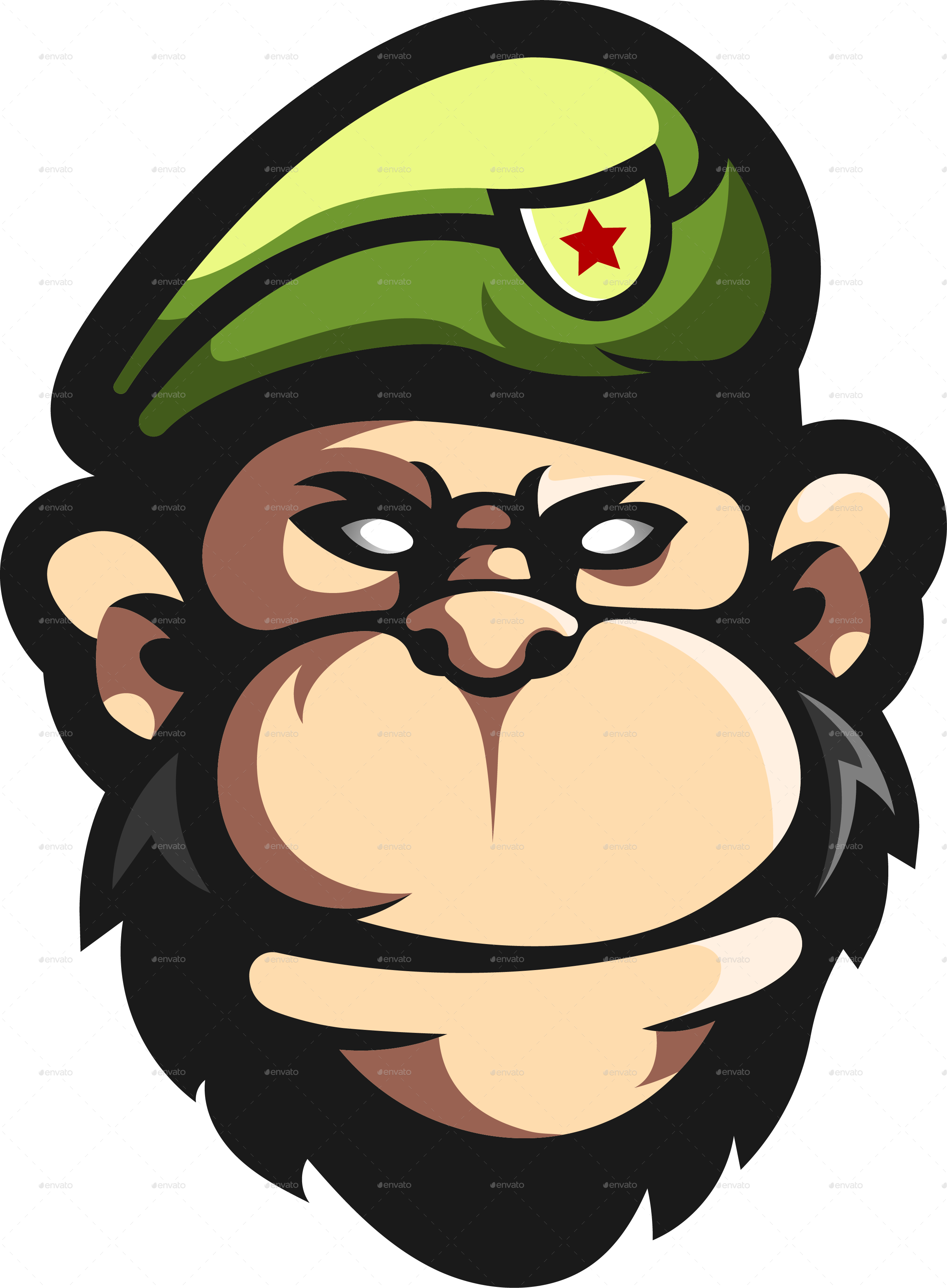 Monkey Mascot Logo, Vectors | GraphicRiver