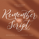 Remember Script, Fonts | GraphicRiver