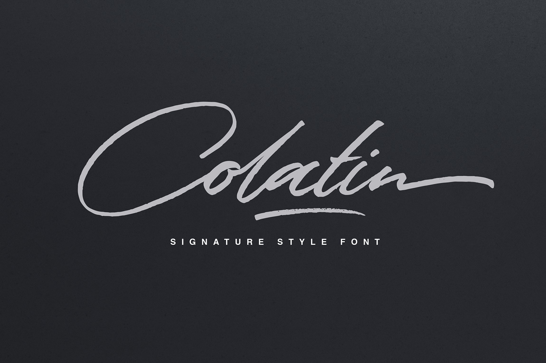 Colatin Script, Fonts | GraphicRiver