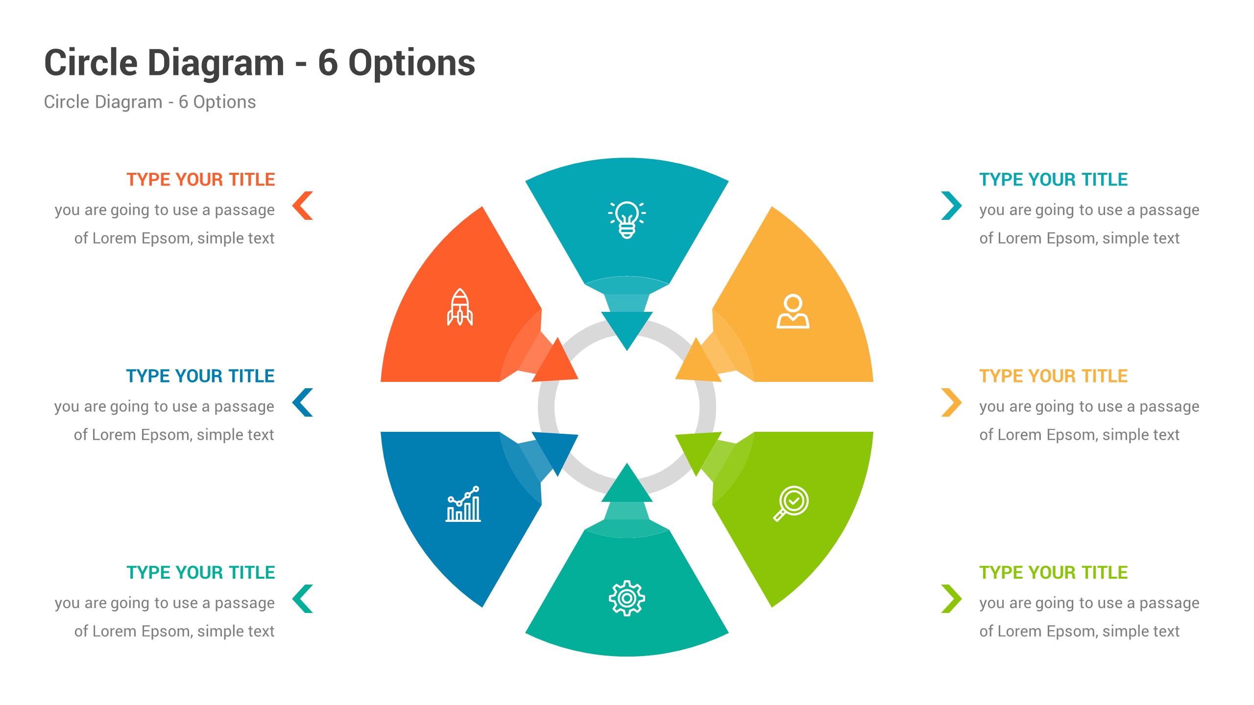 Circle Diagrams Infographics PowerPoint Template, Presentation Templates