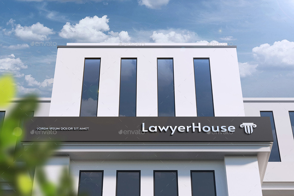 3D Logo Building & Sign Mockup, Graphics | GraphicRiver