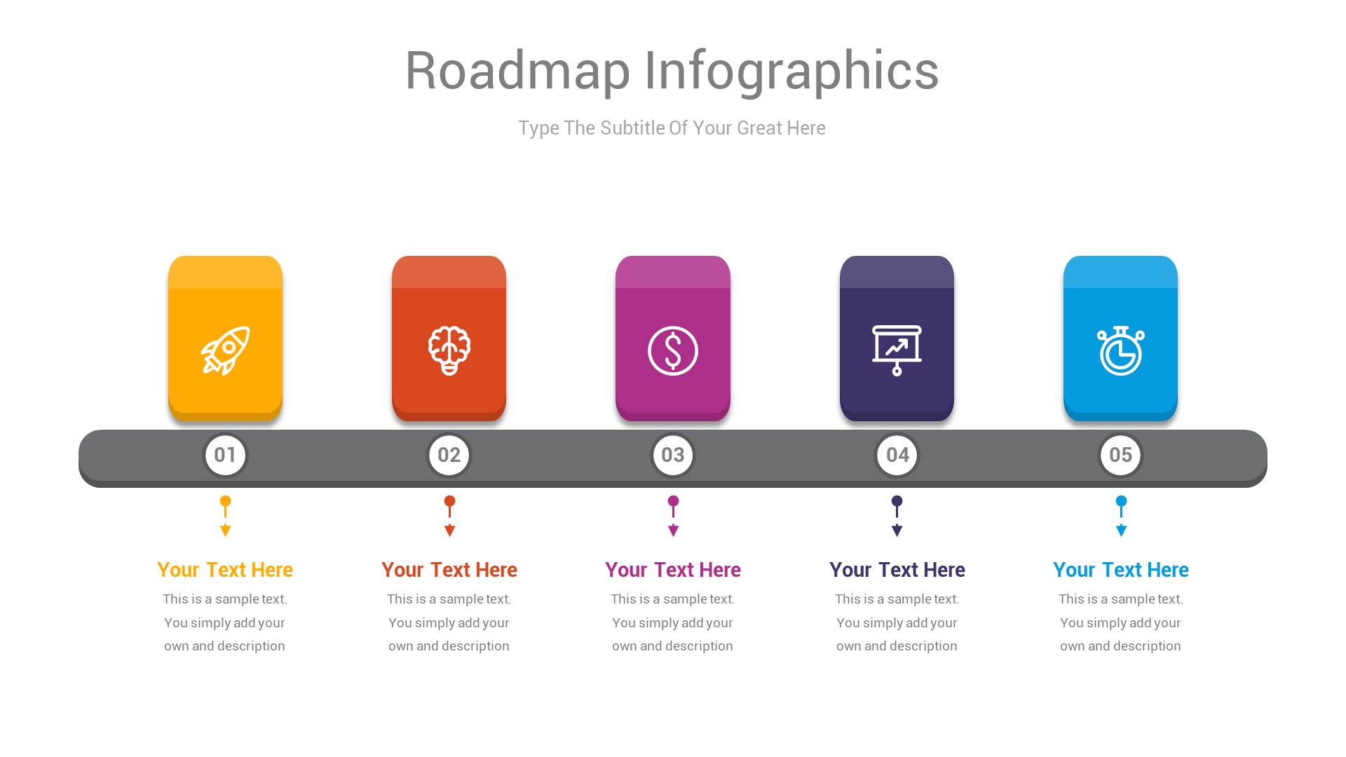 RoadMap Diagrams PowerPoint & Illustrator Template, Presentation Templates